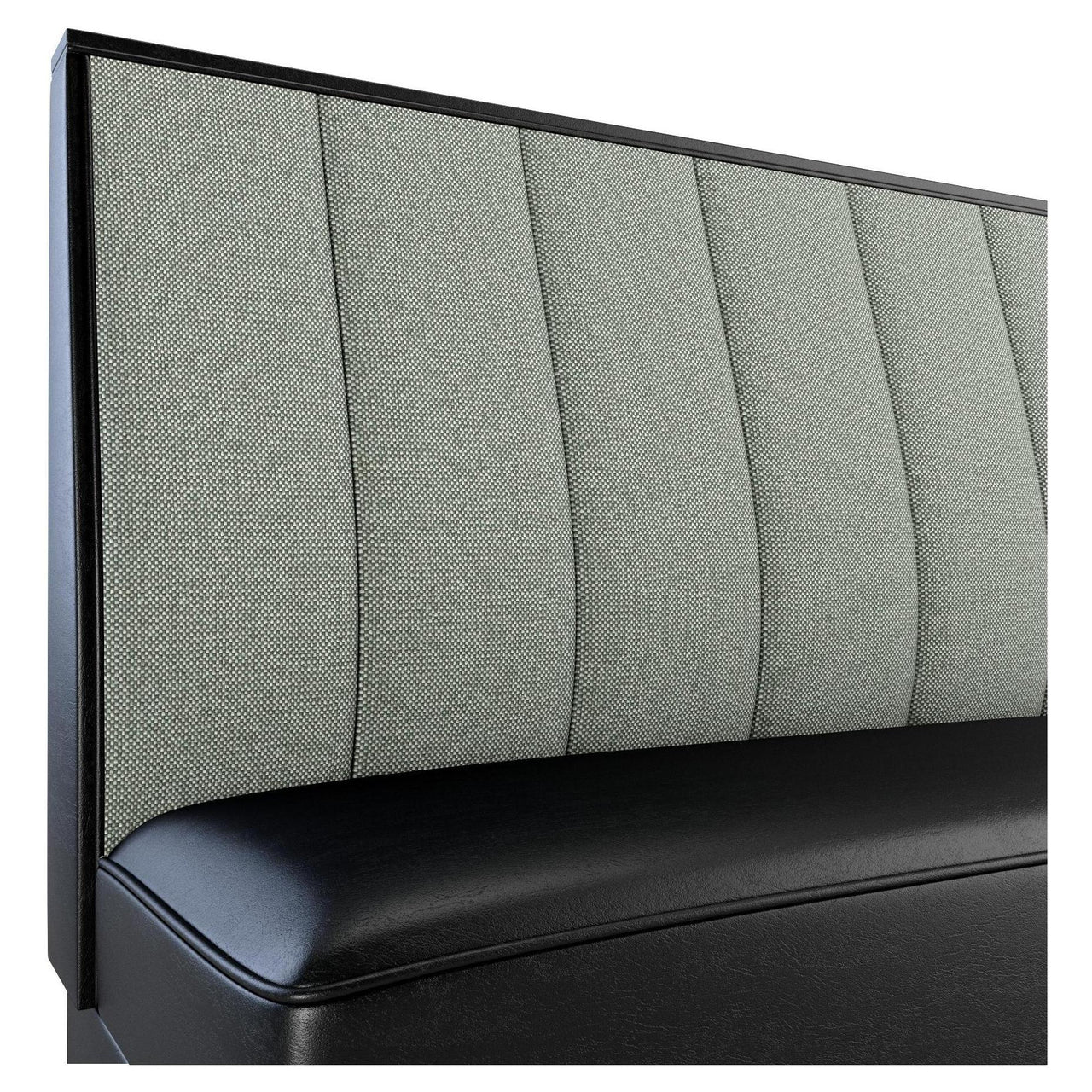 6 Channels Back Booth with Padded Base – Restaurant Furniture Plus