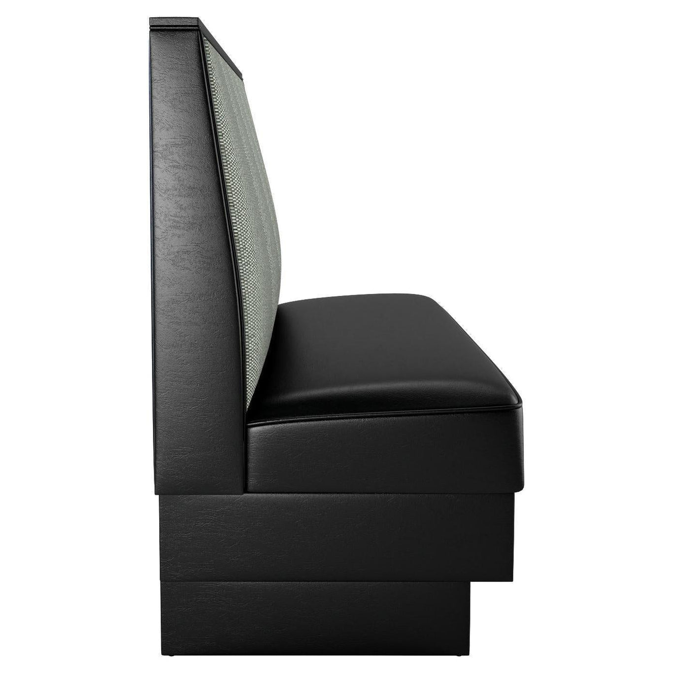 6 Channels Back Booth with Padded Base – Restaurant Furniture Plus