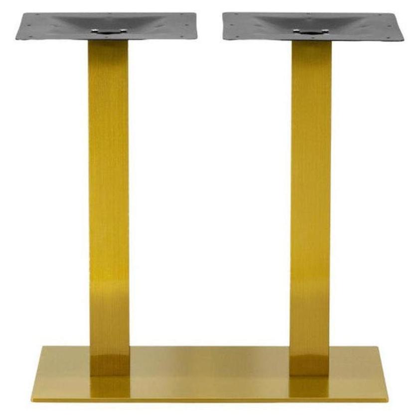 GD Series Gold Rectangle Table Base – Restaurant Furniture Plus