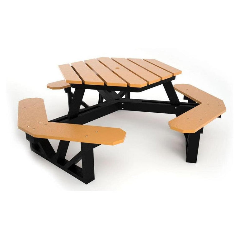 Outdoor Poly Hex Table – Restaurant Furniture Plus