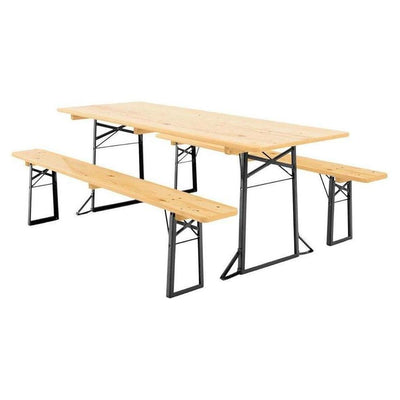 Classic Outdoor Beer Garden Table and Bench Set | Tables - Complete ...