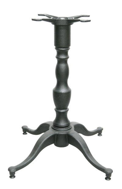 Black Ornamental 4-Prong Table Base | Table Bases – Restaurant ...