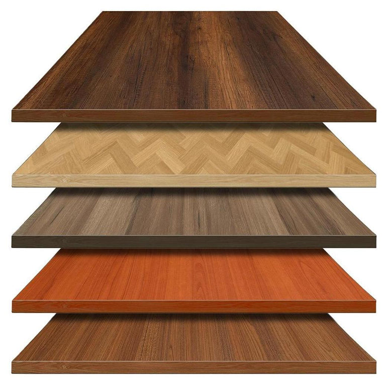 Overlay Wood Edge Table Tops | Table Tops – Restaurant Furniture Plus