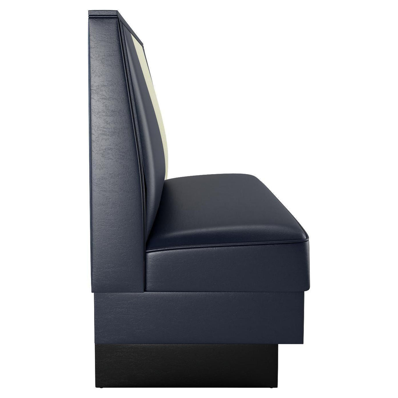 V Shape Back Booth with Padded Base – Restaurant Furniture Plus