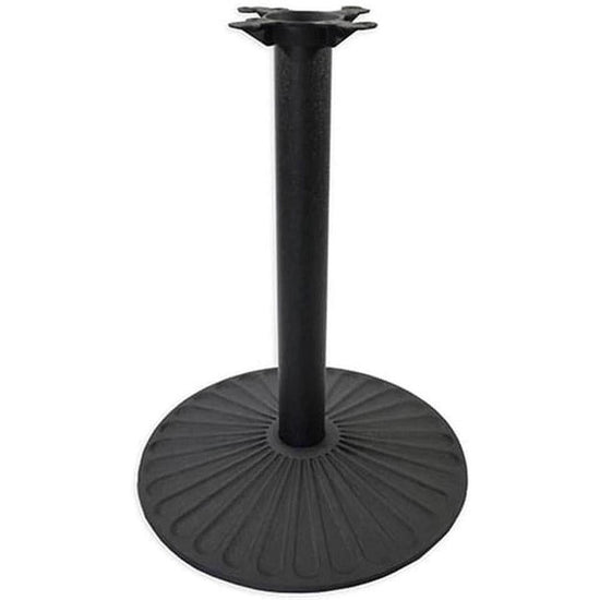 3100 Series Sun Line Cast Iron Black Matte Ornamental Round Table Base ...