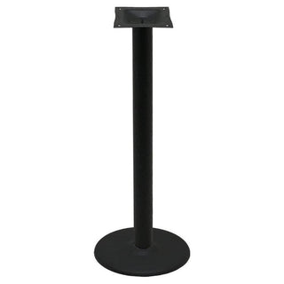 Black Stamped Steel Round Table Base | Table Bases – Restaurant ...