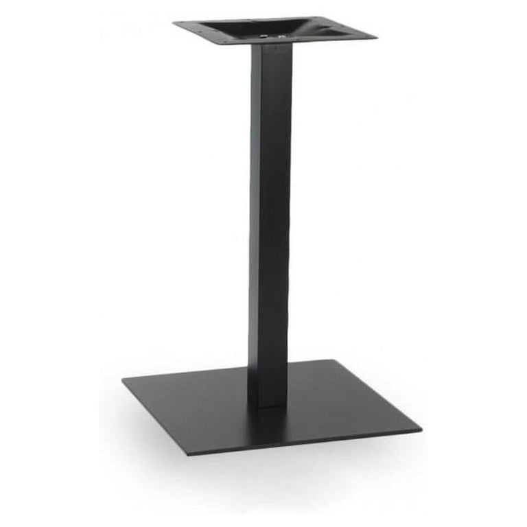 Outdoor Black Powder Coated Steel Square Table Base | Table Bases ...