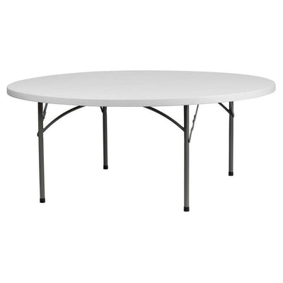 Granite White Plastic Folding Table | Tables - Complete Sets ...