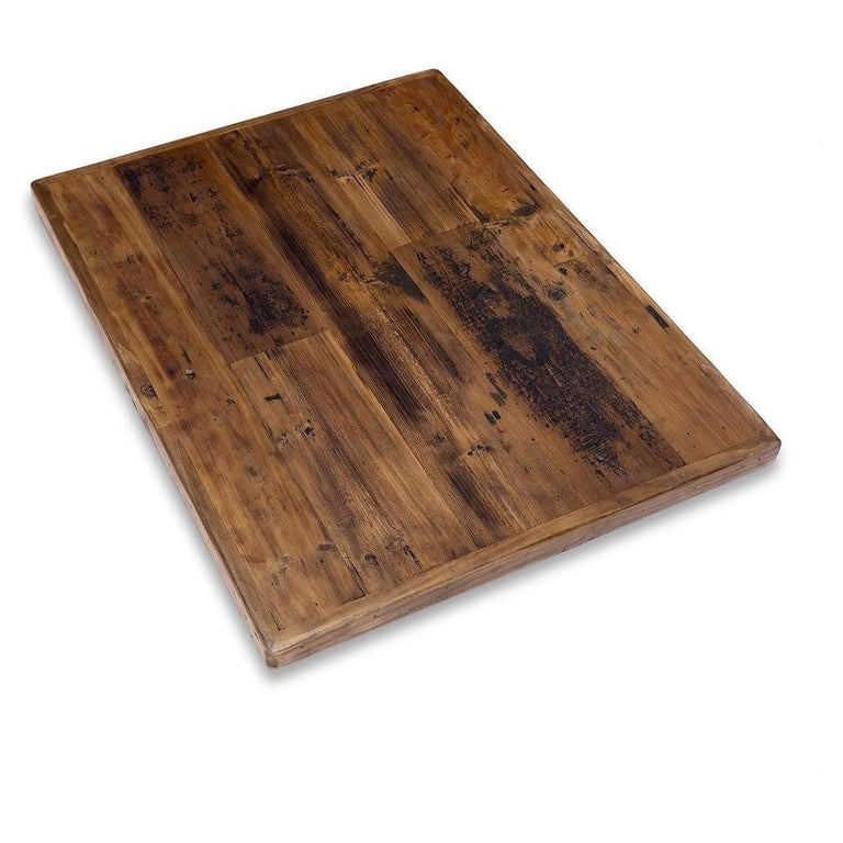 Reclaimed Wood Straight Plank Table Tops | Table Tops – Restaurant ...