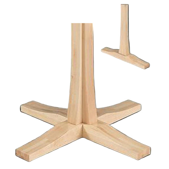 Empire Cross Solid Wood Table Bases – Restaurant Furniture Plus